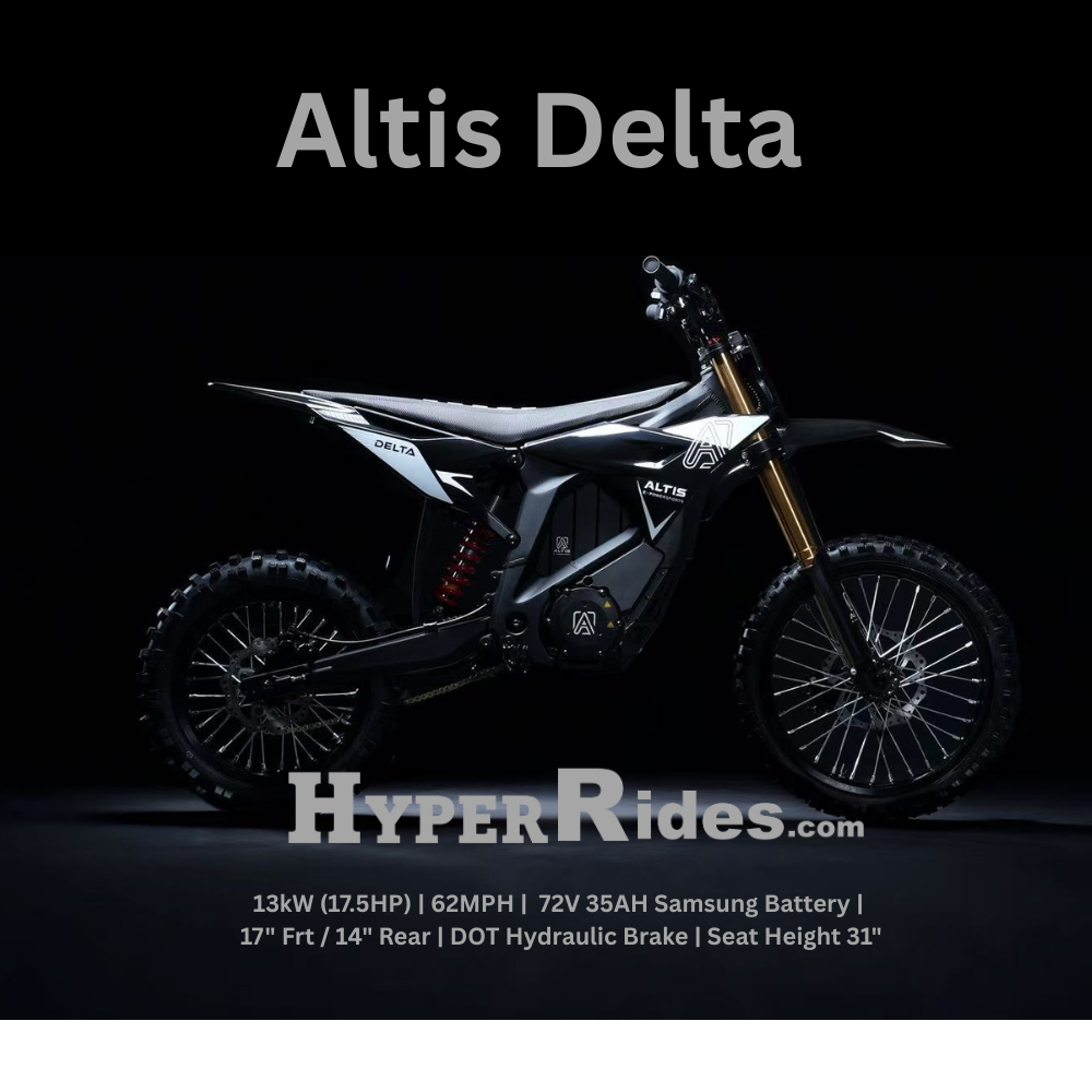 Altis Delta Bike 72V 35AH | 13kW | 62MPH – HyperRides