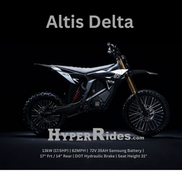 Altis Delta Bike 72V 35AH | 13kW | 62MPH – HyperRides