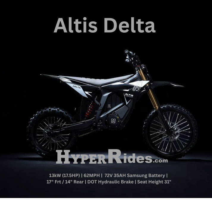 Altis Delta Bike 72V 35AH | 13kW | 62MPH – HyperRides