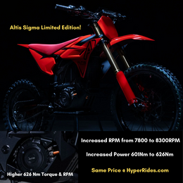 Altis Sigma Electric Dirt Bike MX 19" / 16" (Limited Edition) – HyperRides