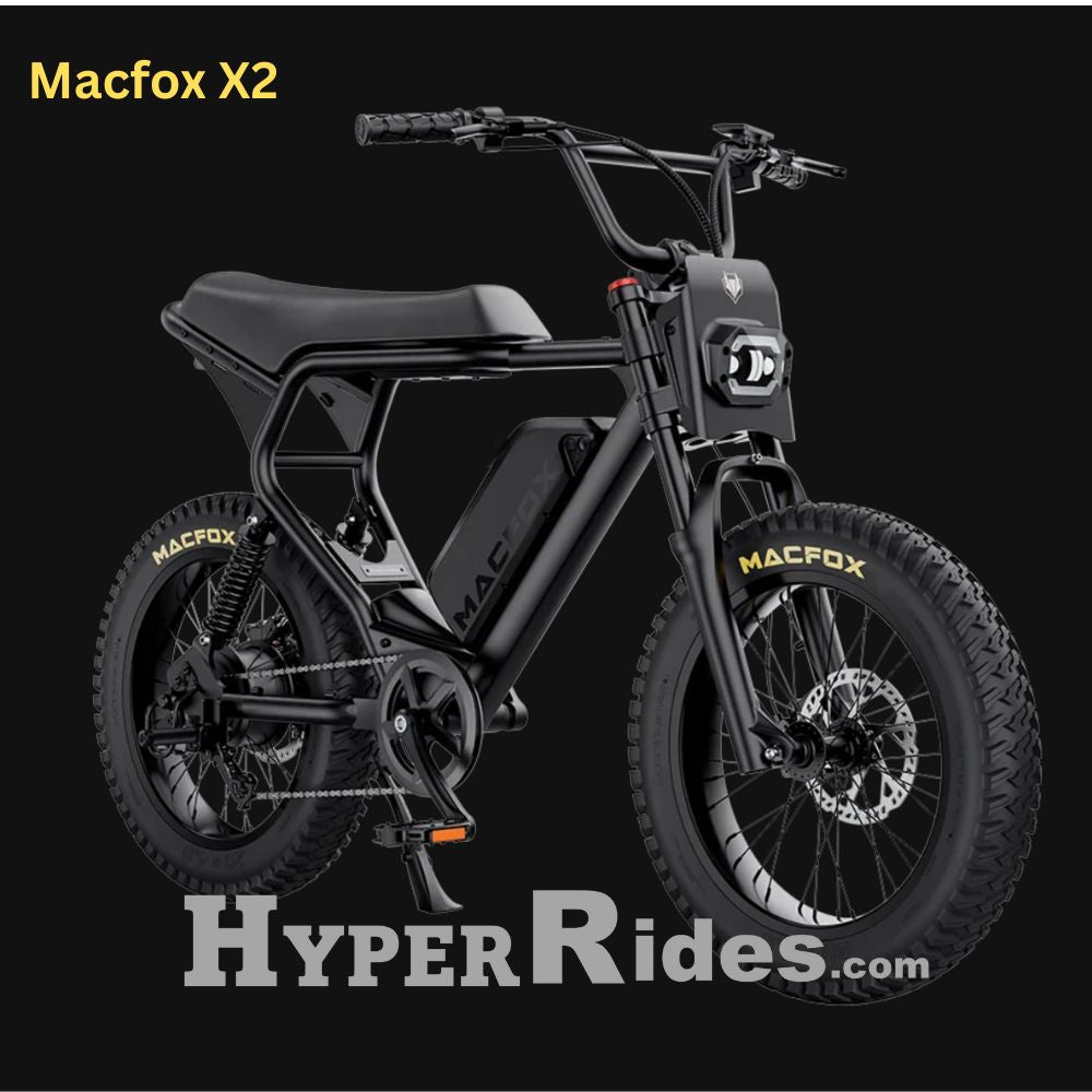 Macfox X2 Full Suspension 1000W Electric Bike – HyperRides