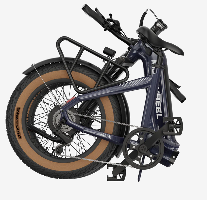 Mokwheel Slate Foldable eBike (Denim) – HyperRides