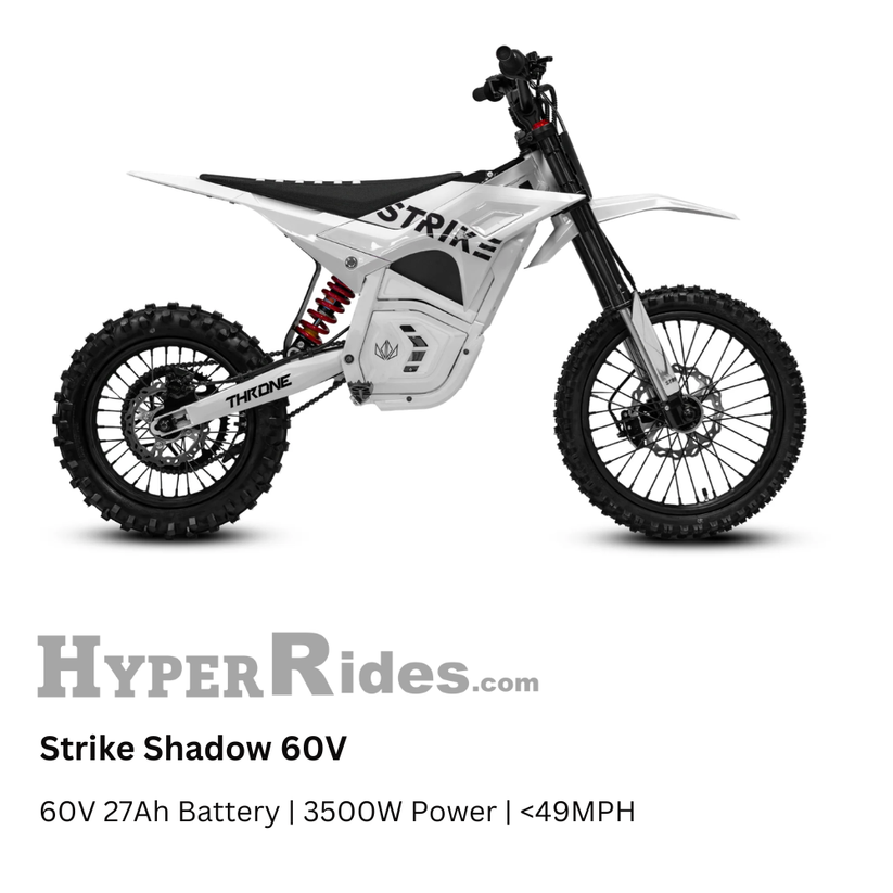 Strike Shadow SX 60V by Throne Cycles (BOGO Free Ship) – HyperRides
