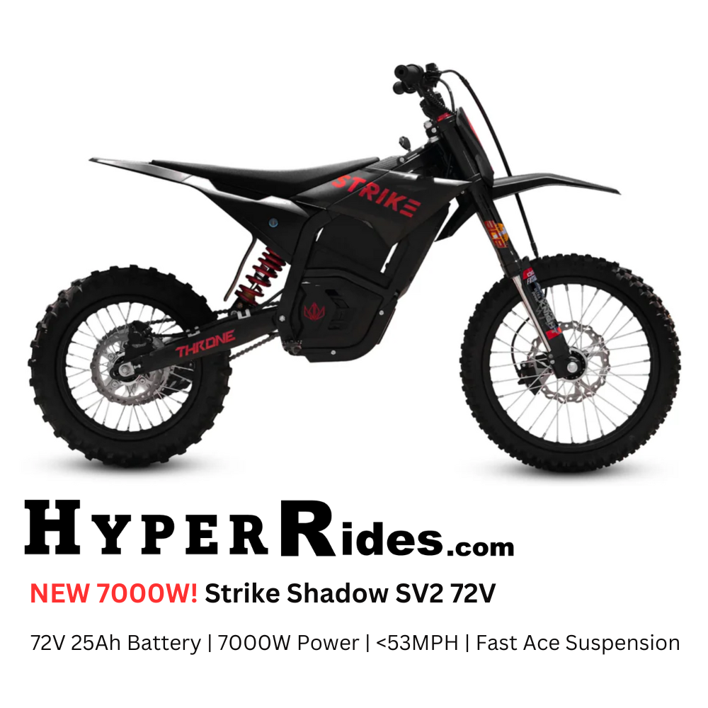 Strike Shadow SV2 72V by Throne Cycles (BOGO Free Ship) – HyperRides