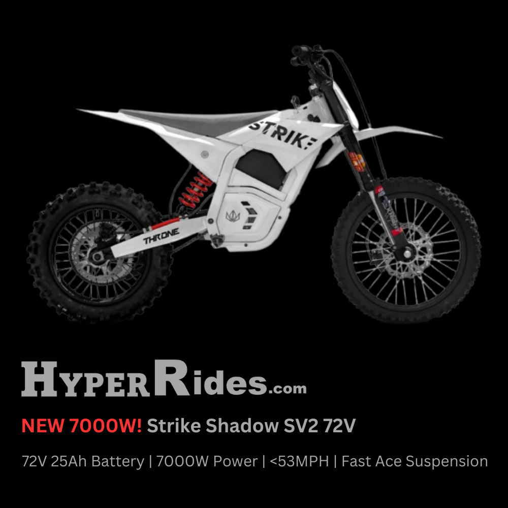 Strike Shadow SV2 72V by Throne Cycles (BOGO Free Ship) – HyperRides