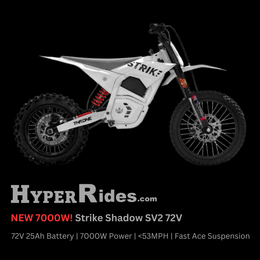 Strike Shadow SV2 72V by Throne Cycles (BOGO Free Ship) – HyperRides