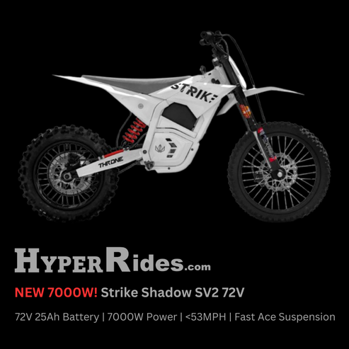 Strike Shadow SV2 72V by Throne Cycles (BOGO Free Ship) – HyperRides