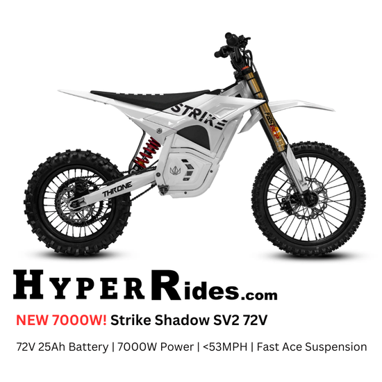 Strike Shadow SV2 72V by Throne Cycles (BOGO Free Ship) – HyperRides