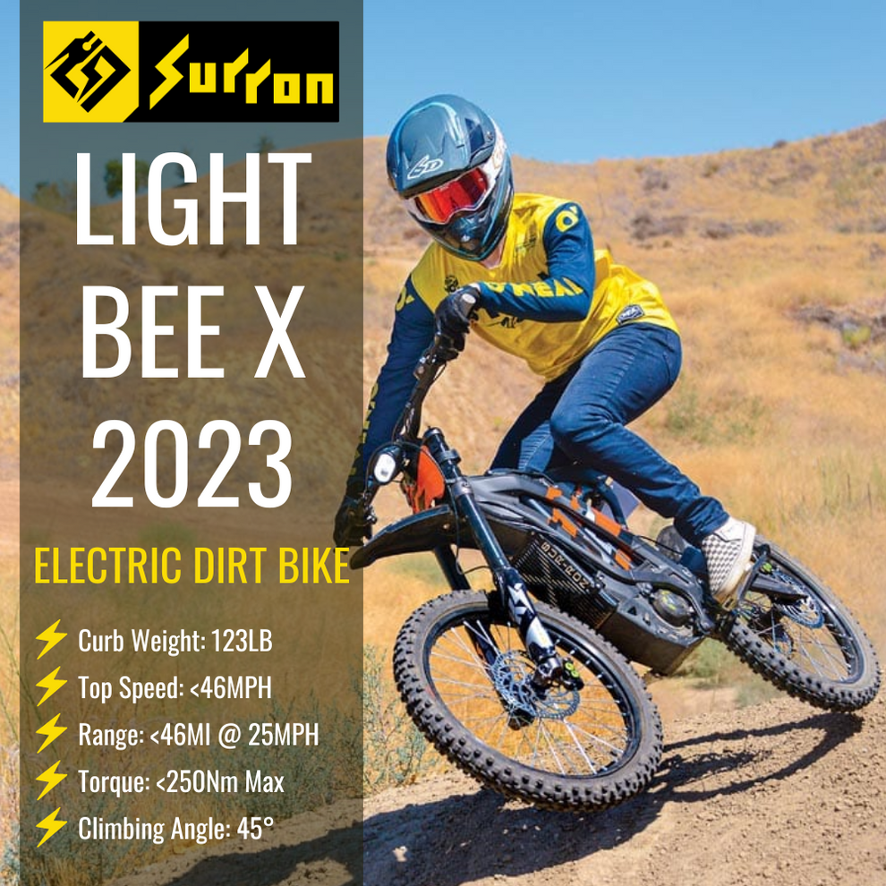 SurRon Light Bee X 40ah - Black Frame – HyperRides